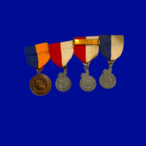 Vintage | Other | Vintage 97s Gold And Silver California Band Medals ...
